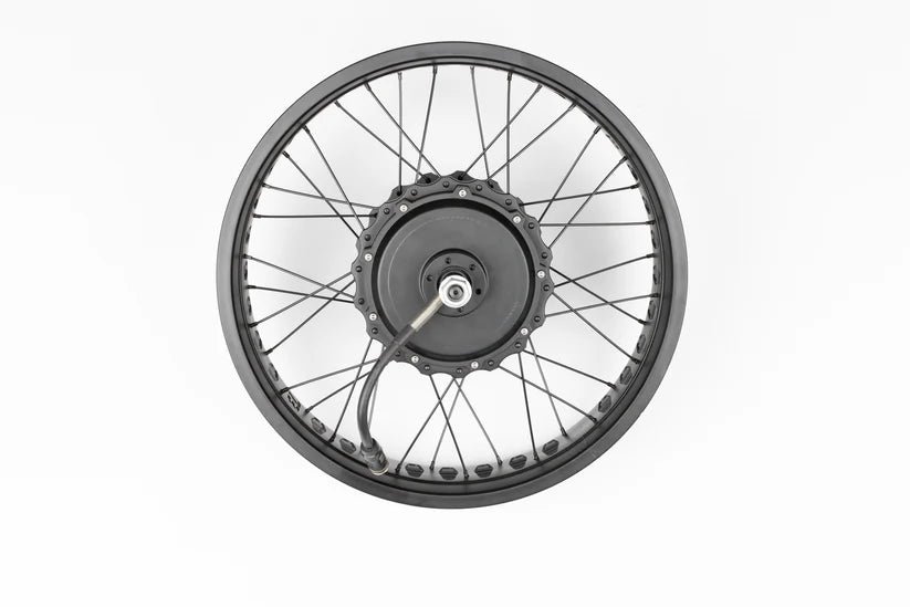 R and S Model Rear Wheel/Motor Assembly -Satin Black, – Electric Trails
